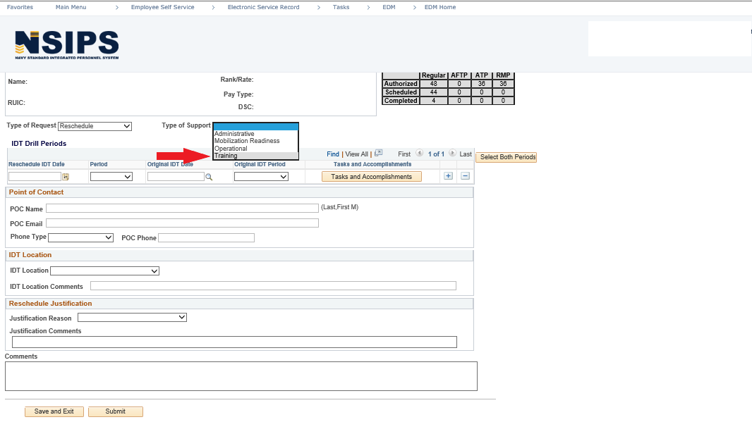 IDT Request Process | Navy How-to