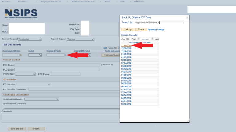 IDT Request Process | Navy How-to